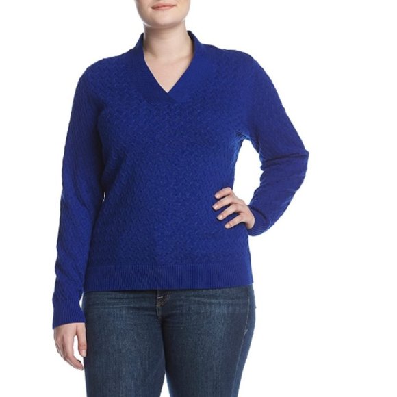 Studio Works | Sweaters | Womens Studio Works Basket Weave Knit Sweater ...